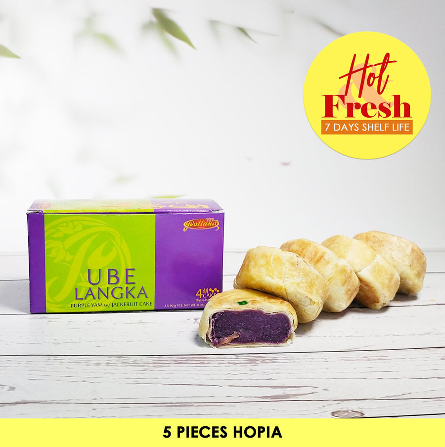 Hot Hopia – Ube Langka Hopia (5 pcs) | Polland Hopia
